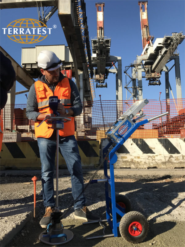Lightweight Deflectometer in La Spezia Port